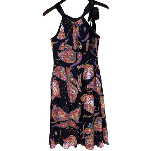 Trina Turk | Dresses | Trina Turk Silk Butterfly Print Dress 2 | Poshmark